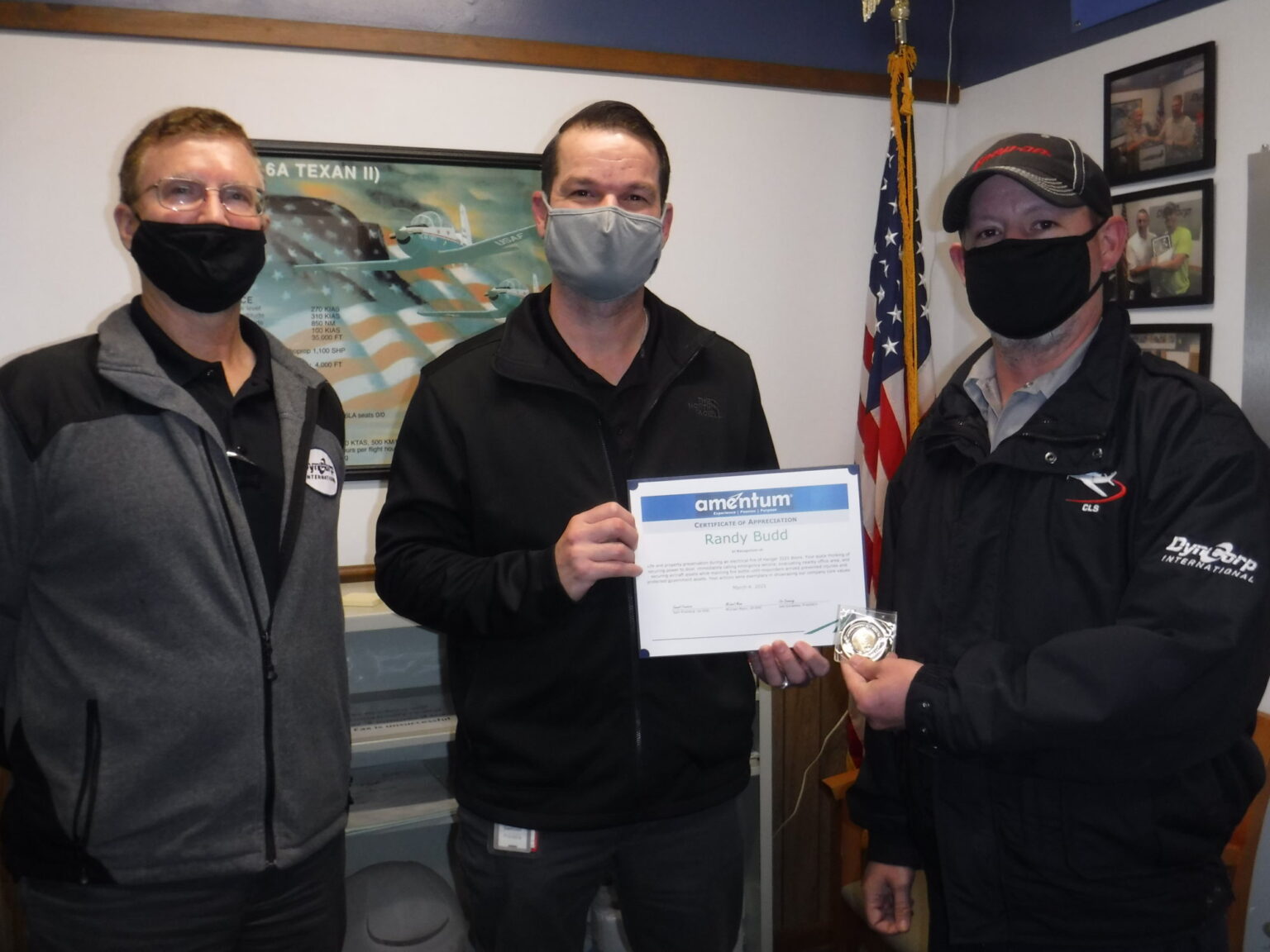 Quick Reaction at NAS Pensacola Earns Gold Coin for Safety | Amentum